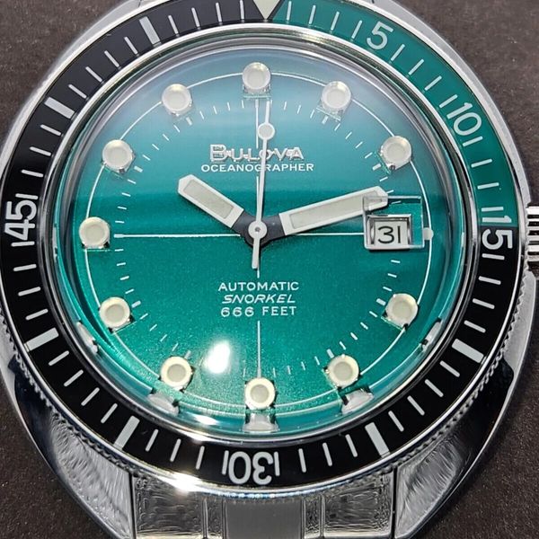 Bulova 96B322 Oceanographer Devil Diver Stainless Steel Men's Watch ...