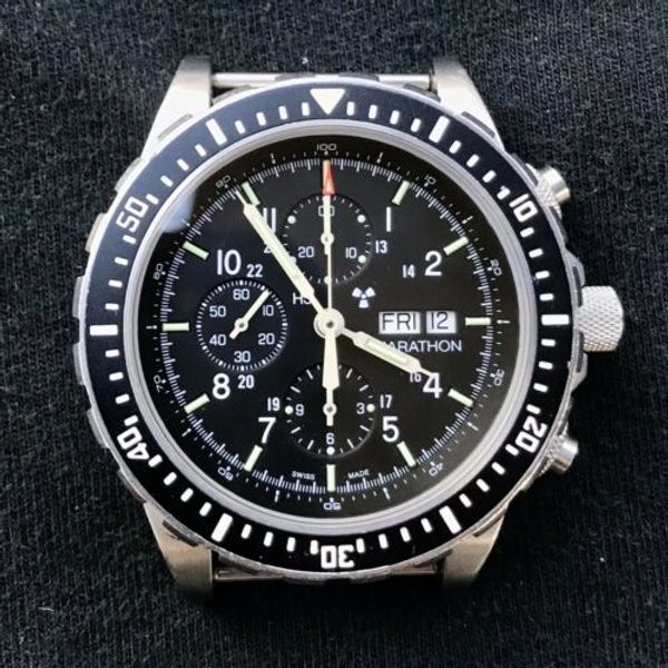 Marathon Watch Diver / Pilot’s Automatic Chronograph CSAR 46mm Jumbo ...