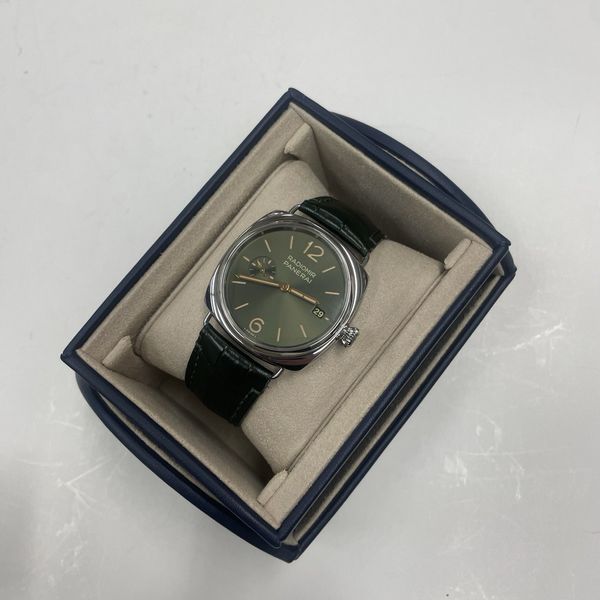 Panerai Radiomir Quaranta 40mm SS Automatic Watch Green Dial PAM01573 ...