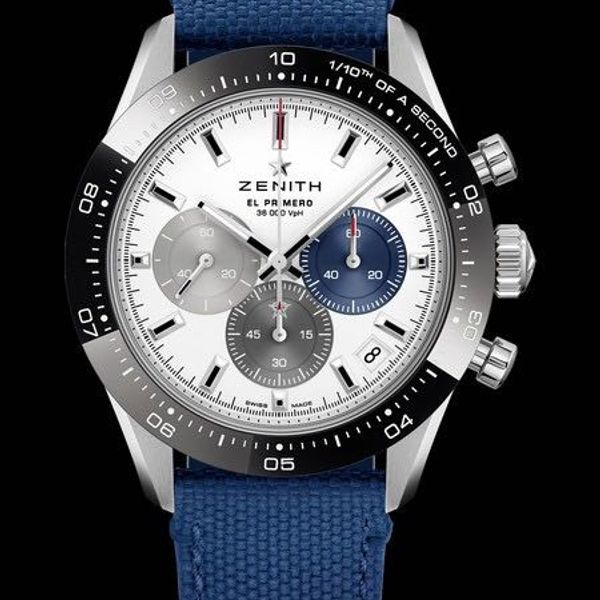 *New* Original Zenith Chronomaster Sport Blue Strap | WatchCharts