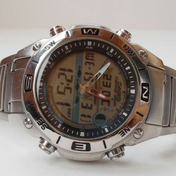 Casio Fishing Gear 4732 AMW 702 quartz watch | WatchCharts Marketplace