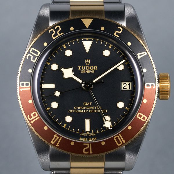FS: 2022 Tudor Two Tone Black Bay GMT Ref: 79833MN with Box and Papers ...