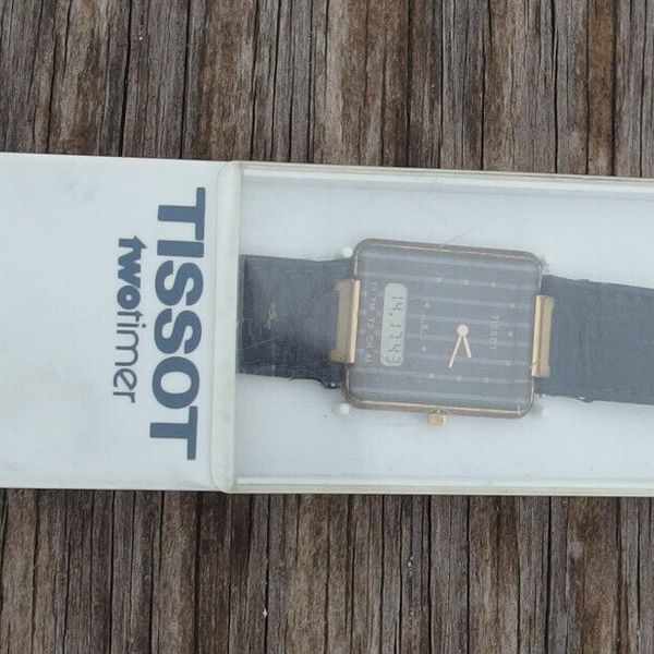 Tissot Two Timer Anadigit Vintage Pyjama Watch Vintage Swiss Made Box ...