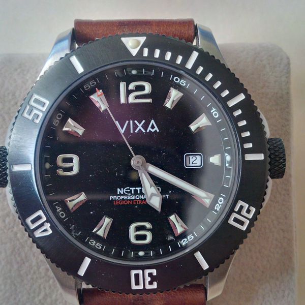 Rare Vixa Nettuno Professional 48mm diver $700 | WatchCharts