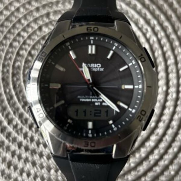 Casio Wave Ceptor WVA-M640 Solar Powered Radio Controlled Watch ...