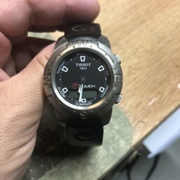 Tissot T-touch Z252 352 Smart Watch Temp, Altimeter, Compass, Meteo ...