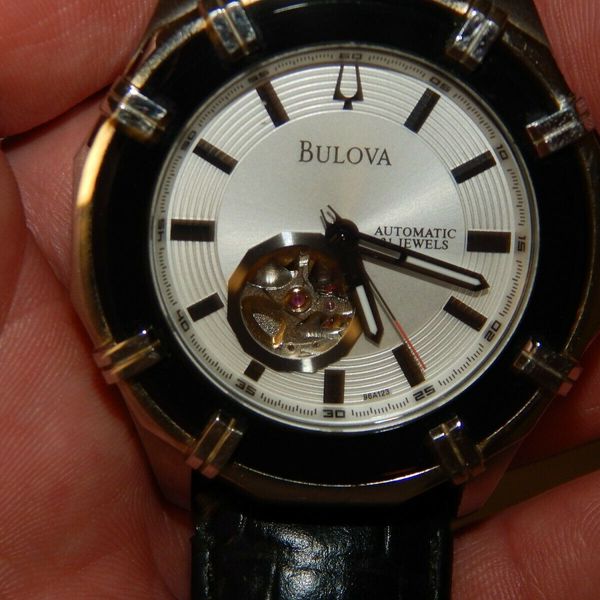 Bulova Automatic Classic 21 Jewels Men's Leather Watch - 96A123 > FREE ...