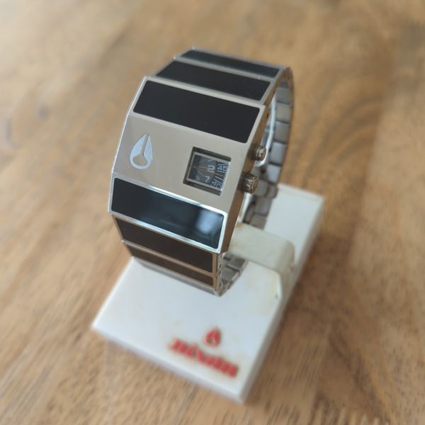 Nixon The Rotolog Wandering Hour Watch 35mm Black Free Postage ...