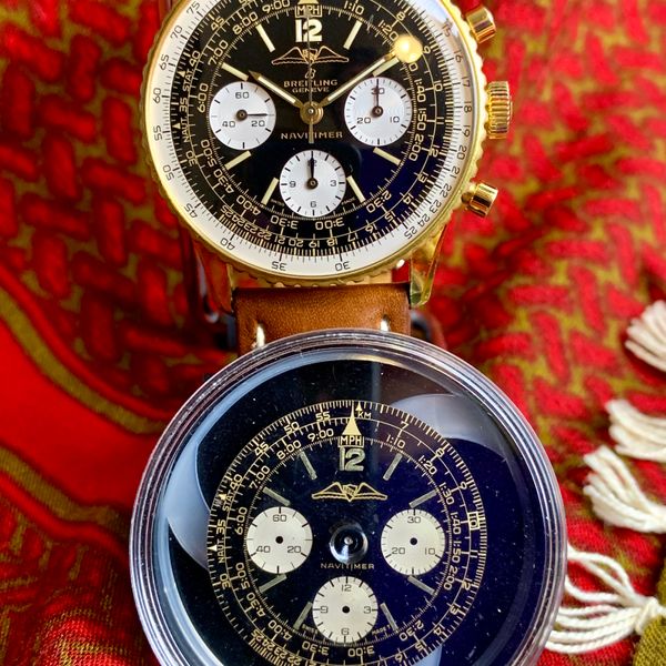 FS: Gold 1965 Breitling Navitimer 806 unique double logo dial | WatchCharts