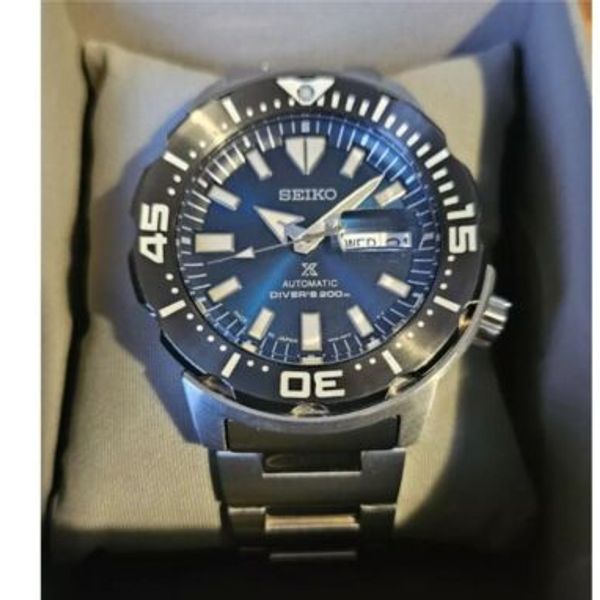 Seiko Srpd25J Prospex Monster Diver Full Set c/w Strapcode Super Eng ...
