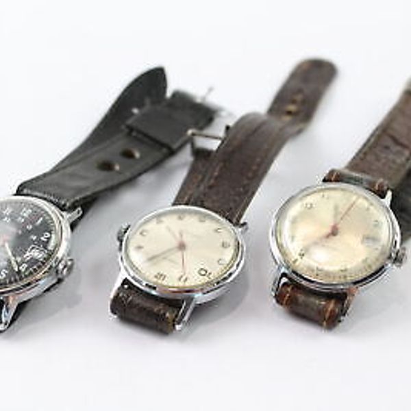 Mens Assorted Vintage Watches Hand-Wind Timex Working x 3 | WatchCharts ...