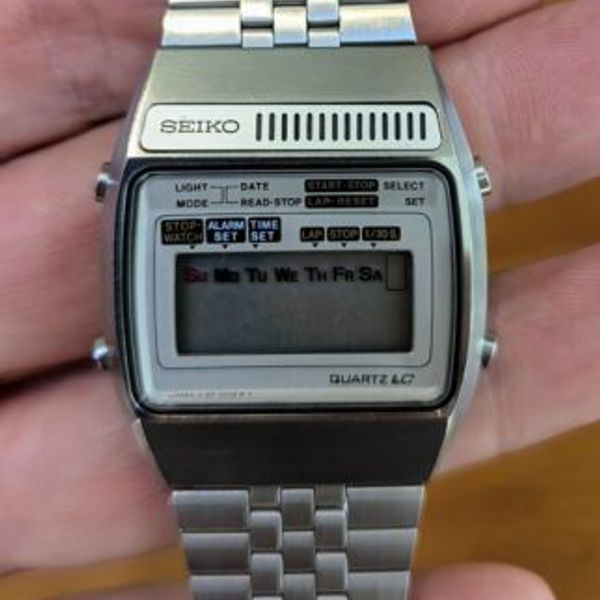 Rare Vintage Seiko A159-5009 Lcd Digital Chronograph 1978 | WatchCharts ...