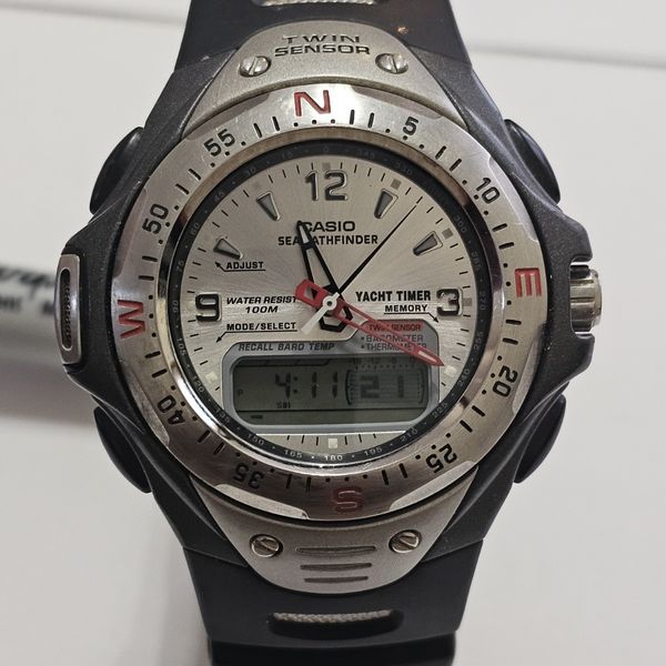CASIO SEA PATHFINDER Twin Sensor - SPF-50 - Ana-Digi - Wrist Watch ...