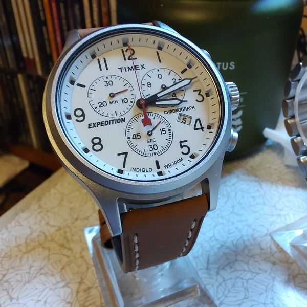 Timex Expedition Scout Chronograph Indiglo watch UK SALE ONLY ...