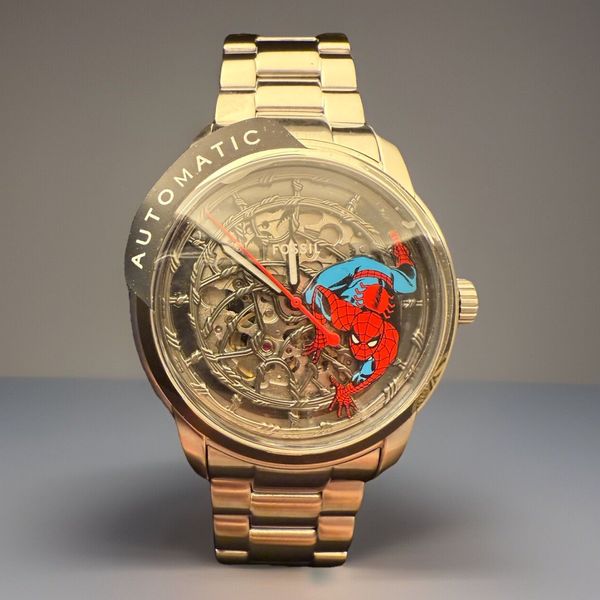 Marvel x Fossil Limited Edition Automatic Stainless Steel Watch. #0000 ...