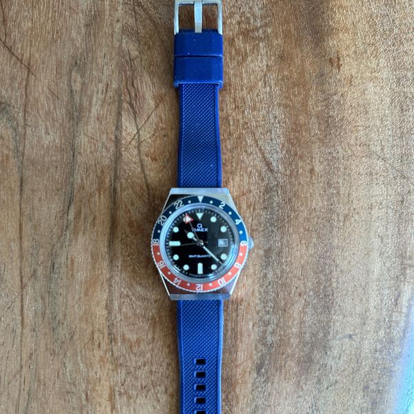 [WTS] Timex Q GMT Pepsi Quartz 38mm | WatchCharts Marketplace