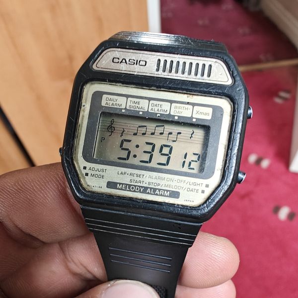CASIO 82H108 CASIO MELODY WATCH VINTAGE RARE CASIO MELODY WATCH ...