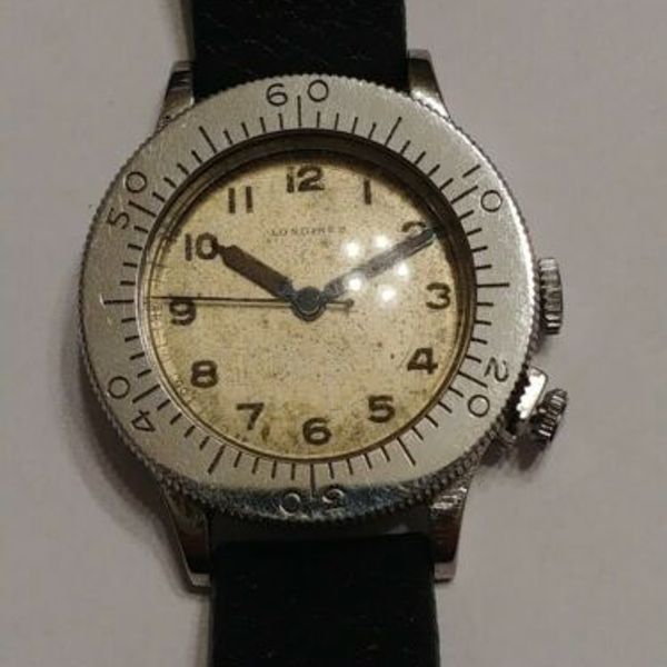 Rare LONGINES WEEMS Manual Winding Cal.12.68N 33.5 mm Case Second ...