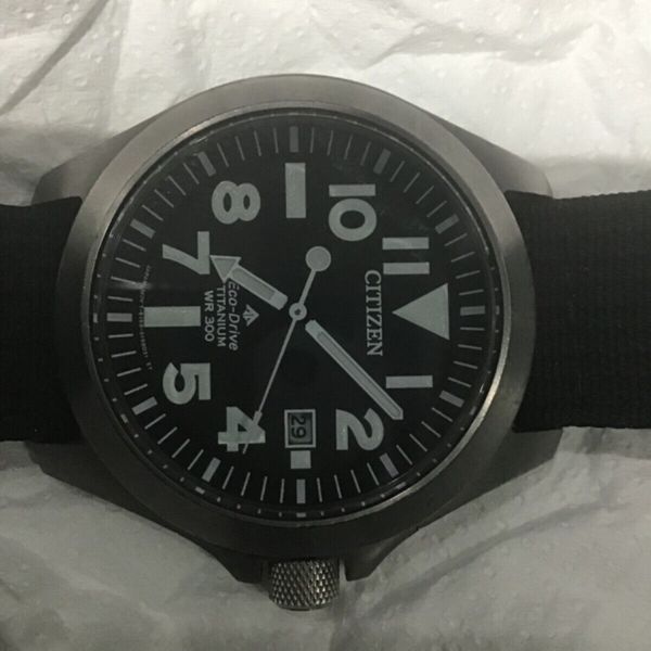 Citizen Promaster Tough Eco-Drive 300M Titanium BN0116-51L Needs New ...