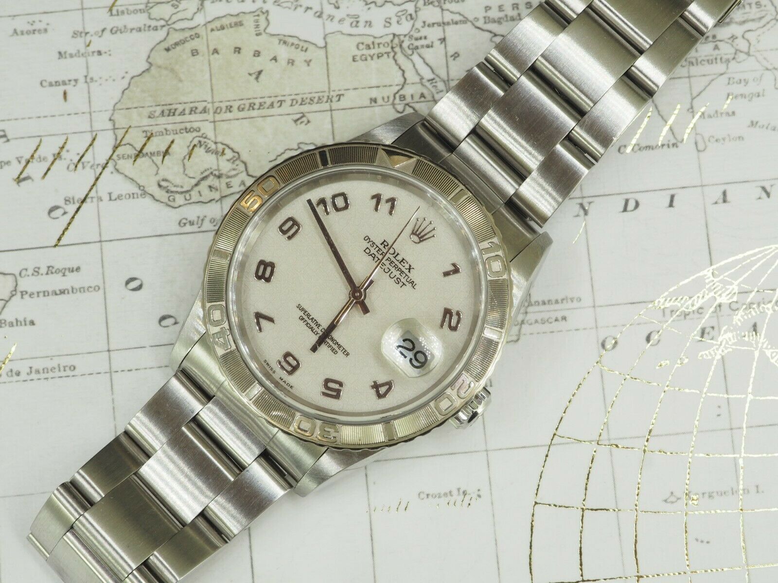 Rolex Datejust Turnograph 16264 (Thunderbird on a rare Jubilee Dial ...