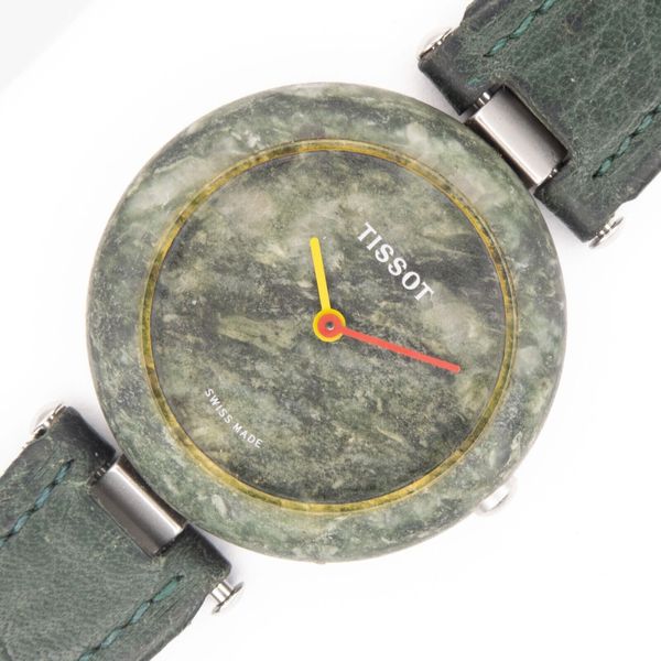 Vintage Tissot R150 Green Granite RockWatch Quartz Wristwatch w ...