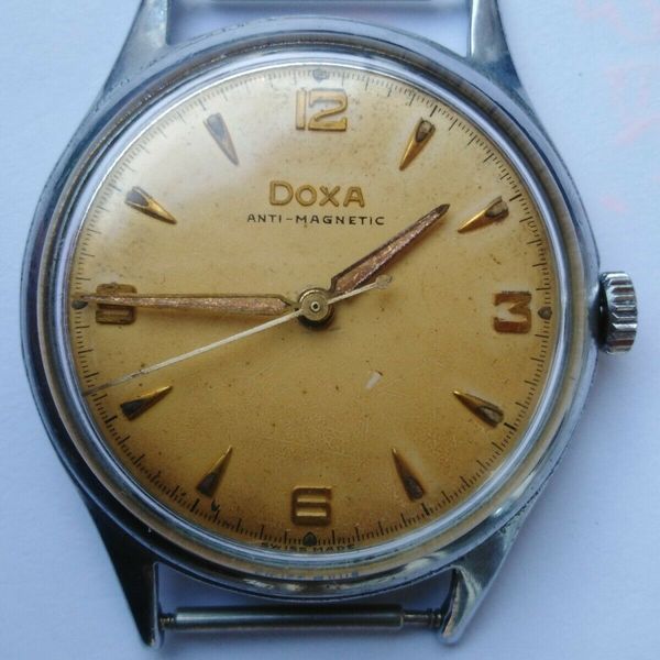 Rare Vintage DOXA Antimagnetic Cal FEF 380 Swiss | WatchCharts Marketplace