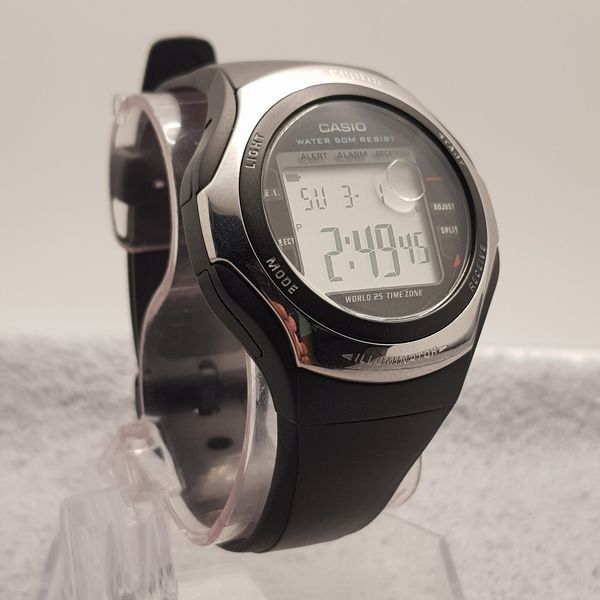 Rare vintage CASIO Wave Ceptor WV-56H Atomic watch....New Battery ...