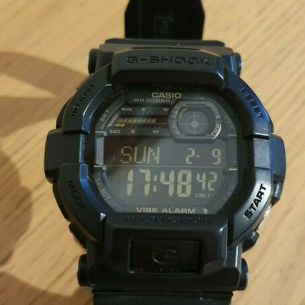 Casio G-Shock Watch. GD-350. Module 3403. Black. 200m Water Resistant ...