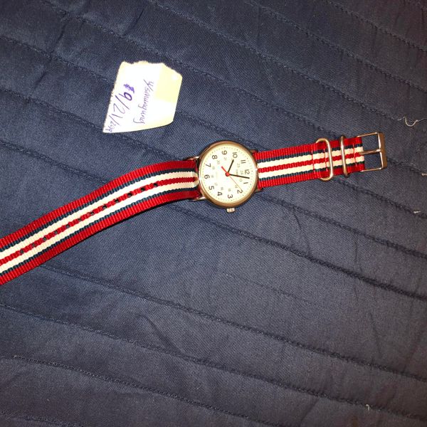 [WTS] Timex Red White and Blue Striped Nato Strap | WatchCharts Marketplace