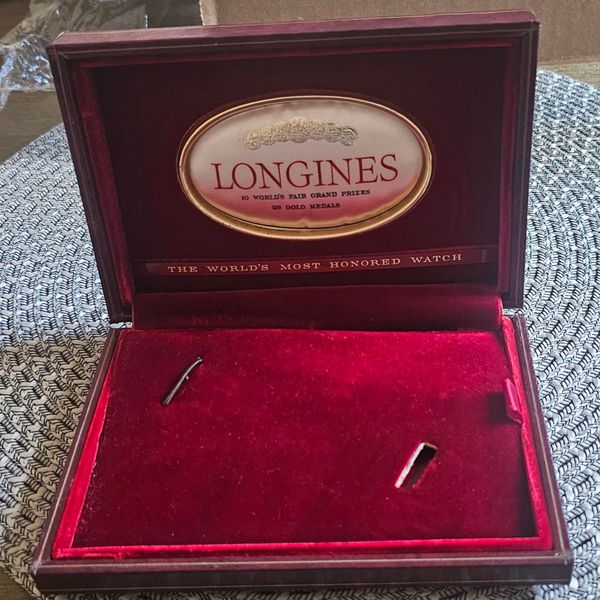 [WTS] Longines Red Leather watch box 1950's - 1960's | WatchCharts ...