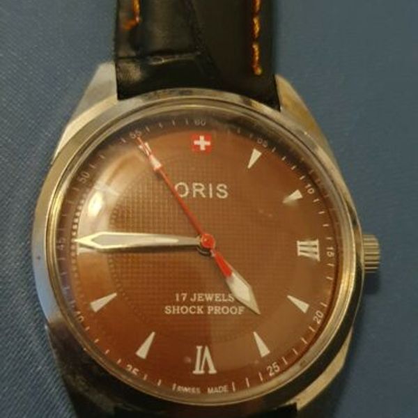 Oris automatic mens watch with new strap. | WatchCharts Marketplace