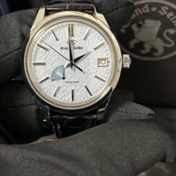 GRAND SEIKO SBGA407 SNOWFLAKE BLUE SPRING DRIVE | WatchCharts Marketplace