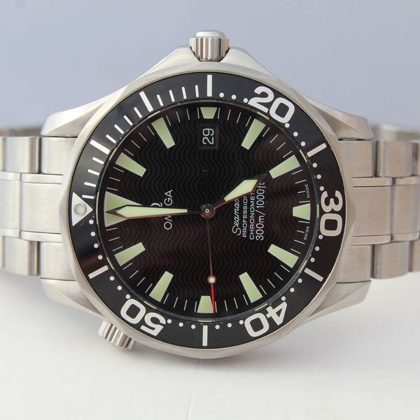 Omega Seamaster Pro SMP 2254.50 Peter Blake Black Wave Dial Sword Hand ...