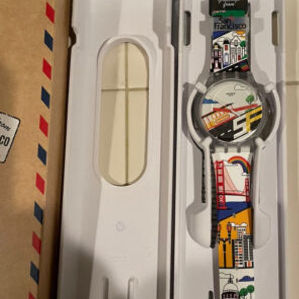 Swatch Watch Destination Special Gates Of Love San Francisco SO29Z103 ...