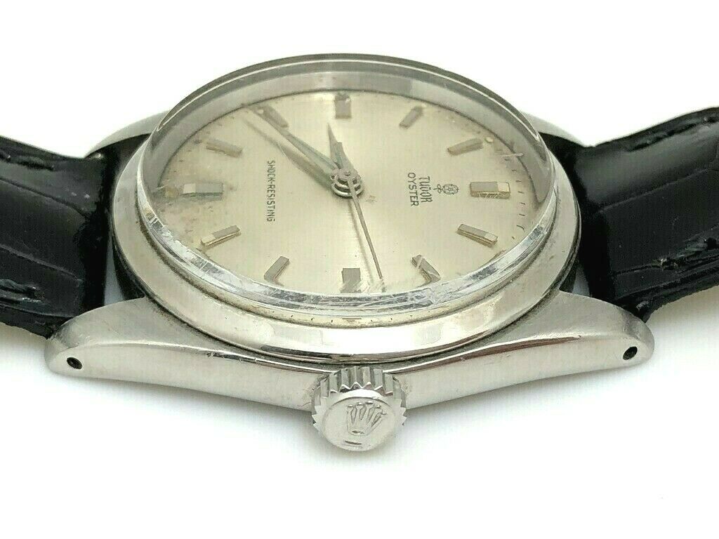 1960's TUDOR by Rolex 7934 OYSTER SMALL ROSE ORIGINAL DIAL 35mm Cal ...