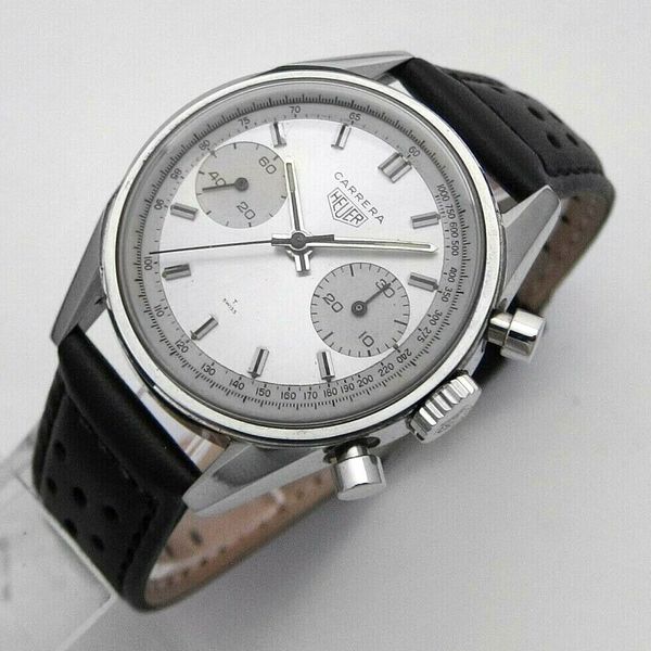 HEUER Carrera 30 Tachy ref.7753ST Vintage 1970 Chronograph Valjoux 7730 ...