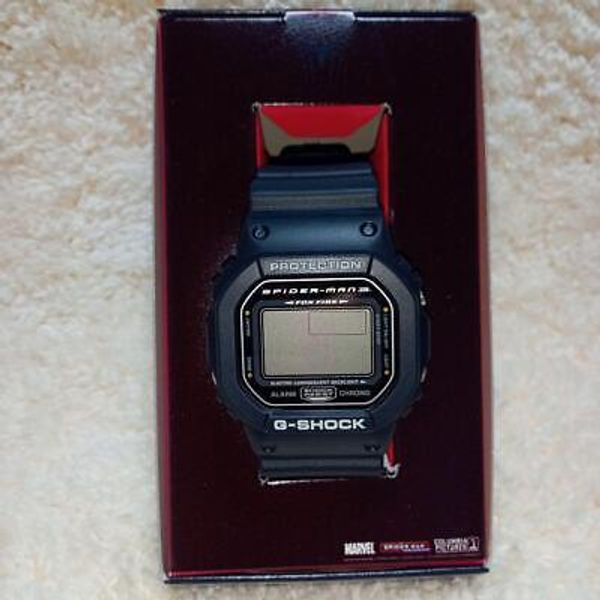 Unused CASIO G-SHOCK Limited Authentic Spider-Man 3 G-Shock ...