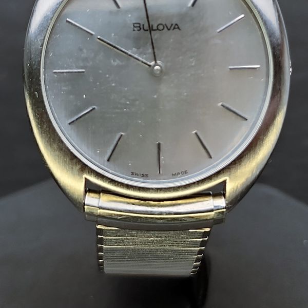 BULOVA Vintage 1977 N7 Men's Watch Cal 10EB Manual Speidel Band Runs ...