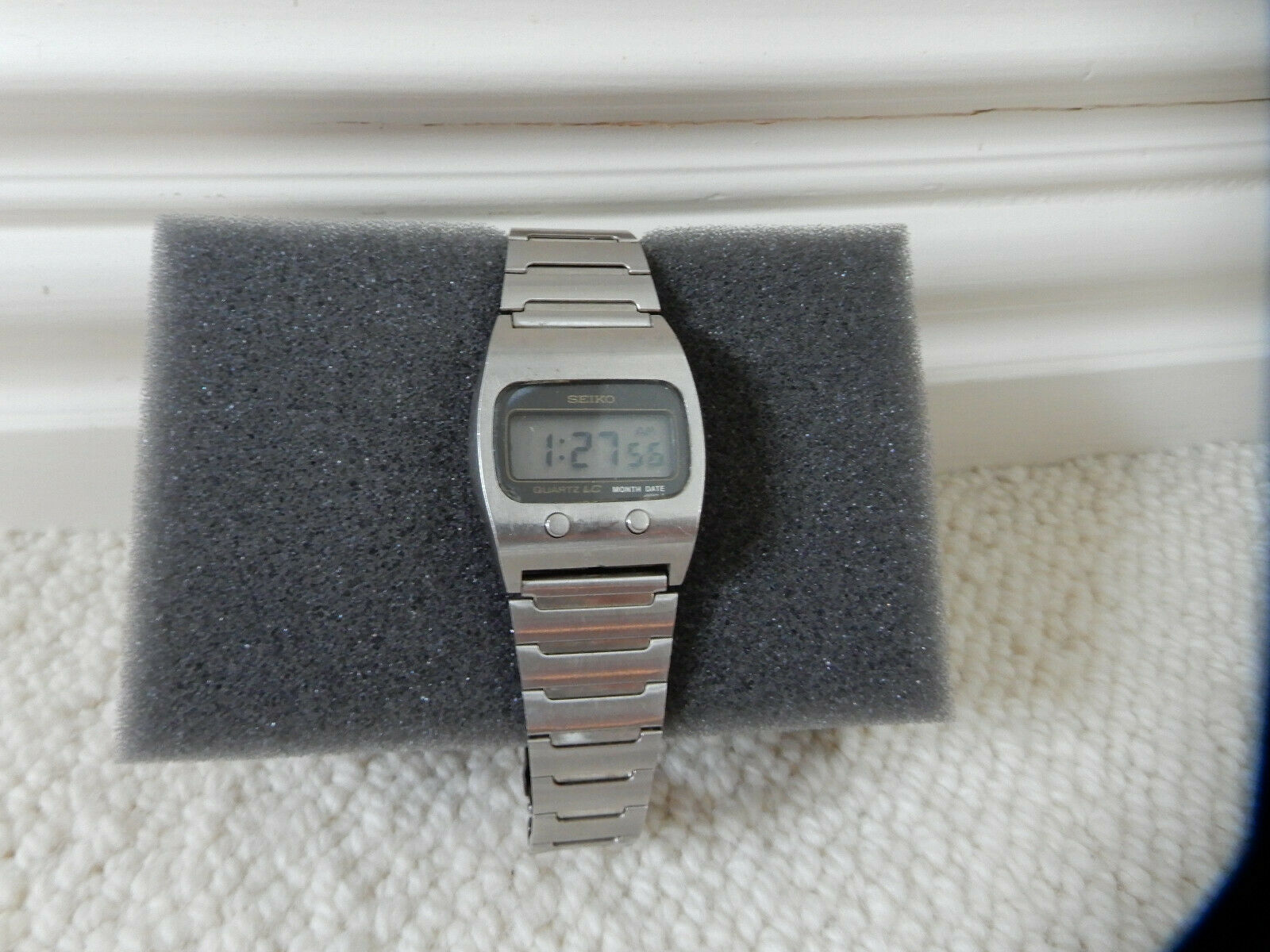 Vintage Seiko Quartz LC James Bond Digital Watch Model #0439-5009 Runs ...