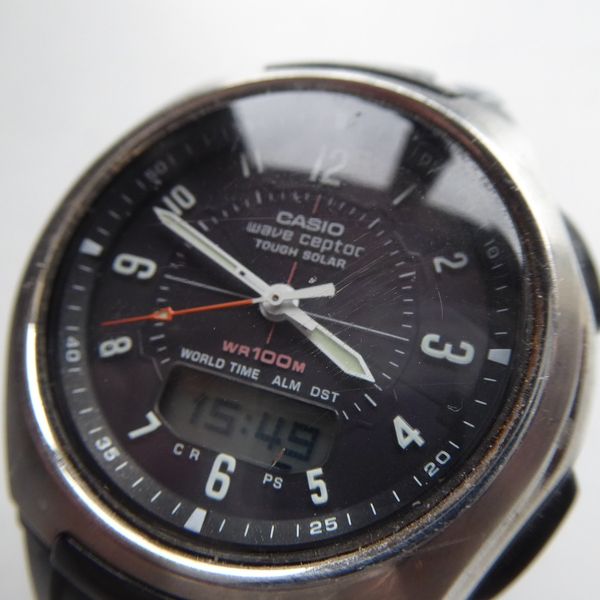 CASIO WAVE CEPTOR TOUGH SOLAR WATCH - WVA-430U - 3353 MODULE - QUARTZ ...