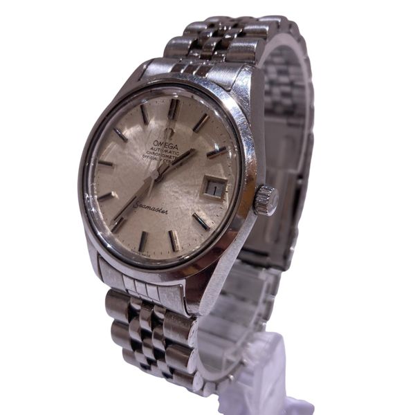 Omega Seamaster Automatic Winding Silver Color Dial Date Chronometer SS ...