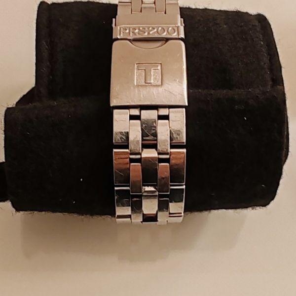 Blue face, Tissot PRS 200 Chronograph Swiss men's watch | WatchCharts ...