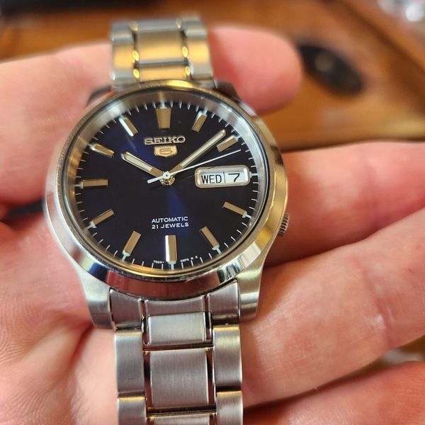 Seiko snk793 7s26 navy blue dial good condition Seiko 5 watch ...