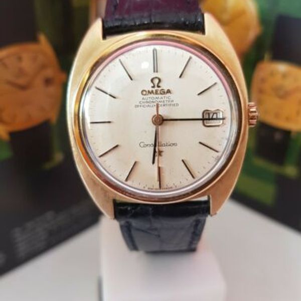 Omega constellation automatic 564. plaque oro.ref:168.017. working ...