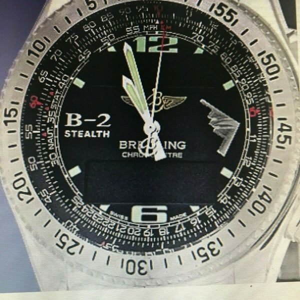 BREITLING B-2 Stealth Specially designed for B-2 Stealth Bomber pilots ...