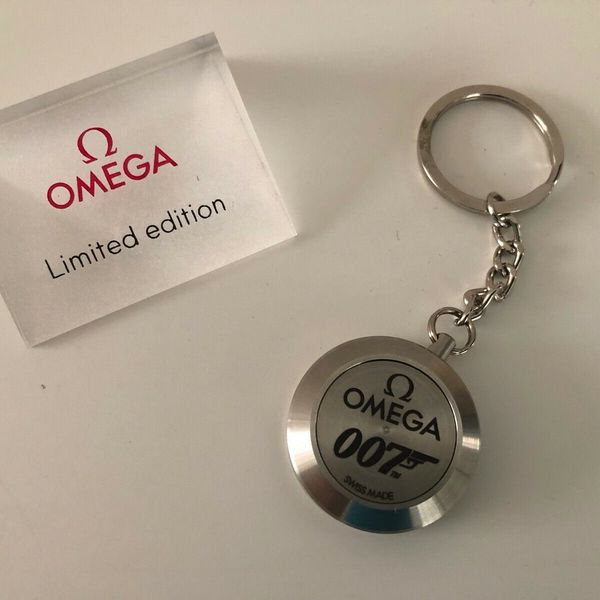 Omega 007 James Bond 50th Anniversary Stainless Steel Keyring and Pen ...