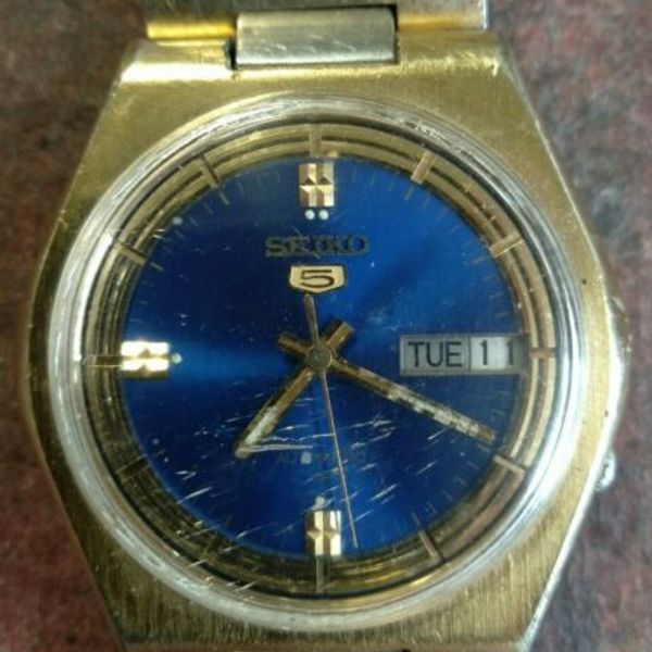 Seiko 5 Automatic Watch 7009 8079 17 Jewels Day Date | WatchCharts ...