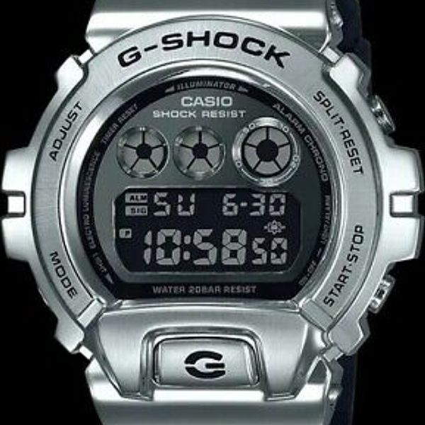 Casio G-Shock GM6900-1 Forged Case Black Resin 25th anniversary Men's ...