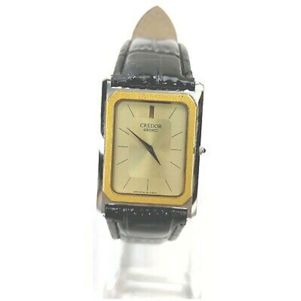 Seiko Watch 6730-5090 Credor 14K Bezel operates normally 1408299 ...