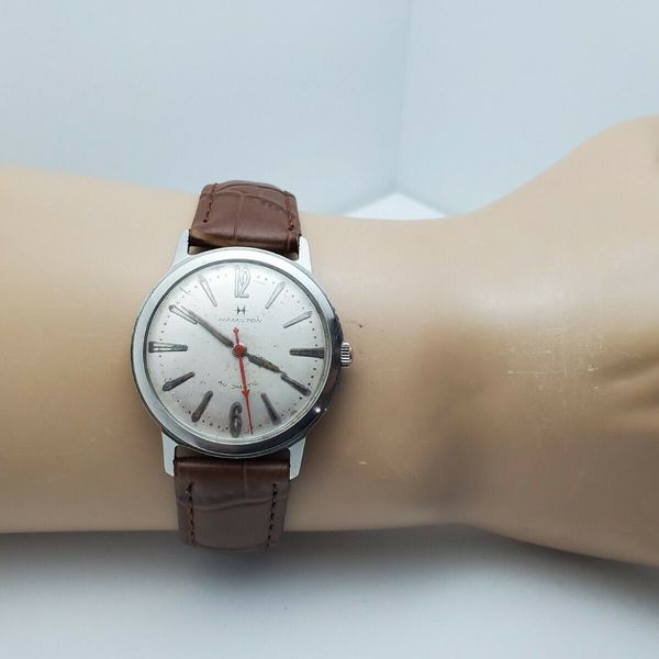 Vintage Hamilton 679 17J Automatic men's Stainless Steel Watch 1950s ...
